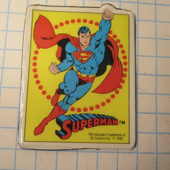 DC Comics | Kitchen | Vintage 982 Cartoon Refrigerator Magnet Dc Comics ...